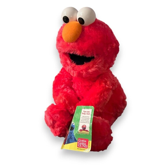 Gund | Toys | Sesame Street Elmo Plush 2 Stuffed Toy New | Poshmark